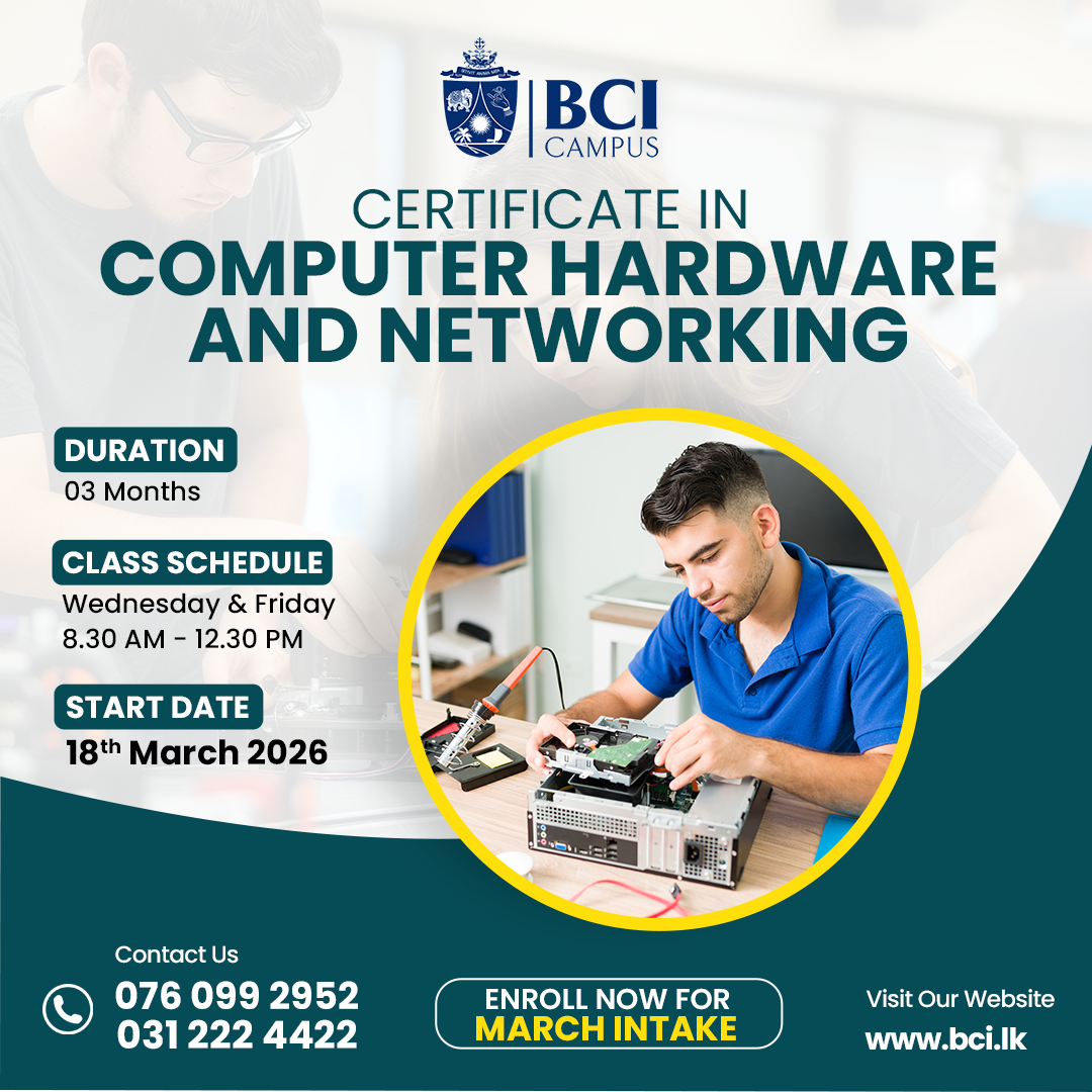 Certificate in Computer Hardware & Networking | BCI Campus